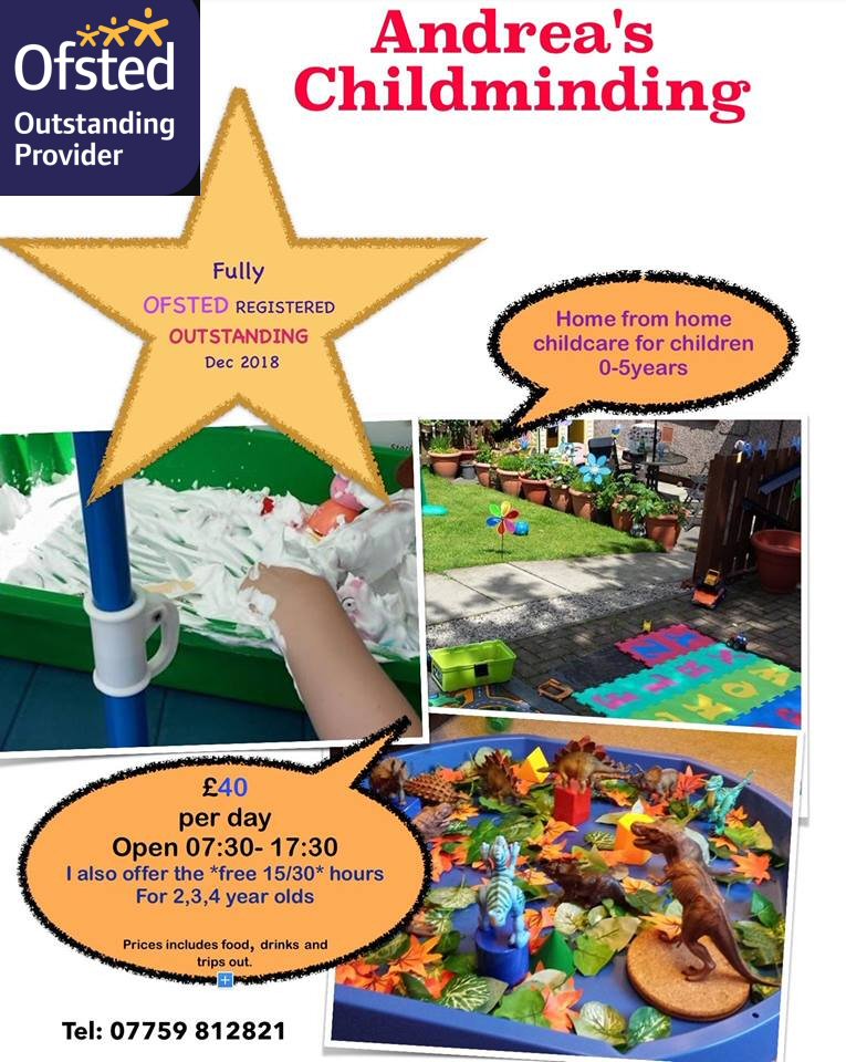 Andreas Child Minding Bacup – Ofsted Registered Childminder in Bacup